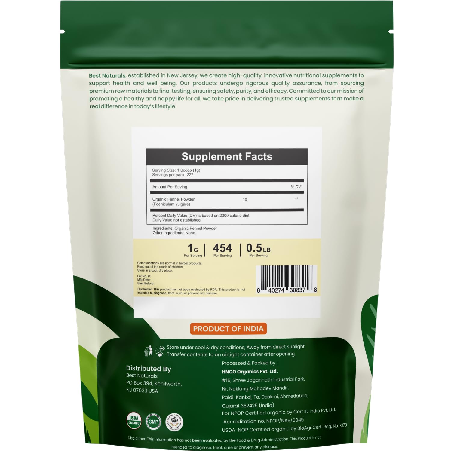VitaminEsentials fennel powder herbal benefits