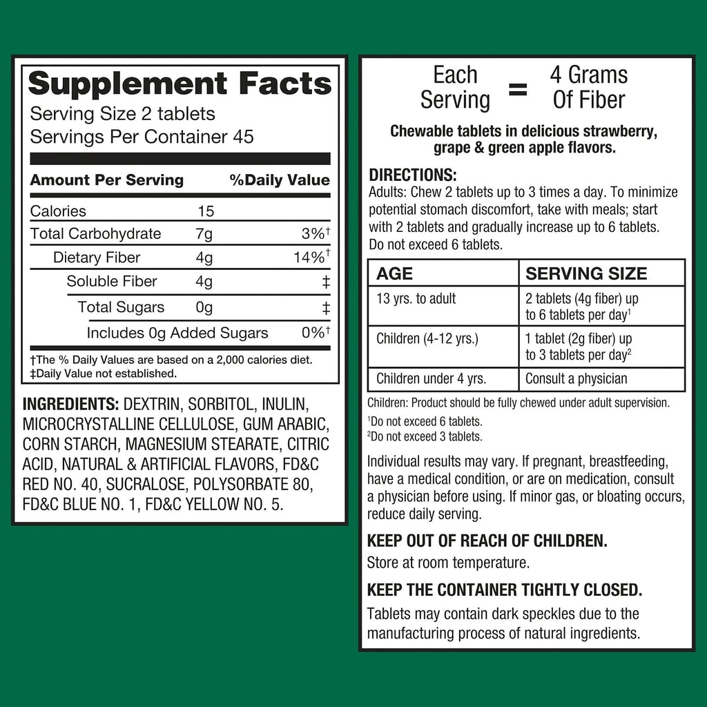 VitaminEsentials fiber supplement for digestion