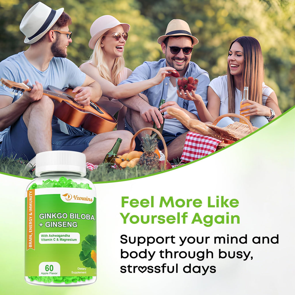 VitaminEsentials ginkgo biloba gummies 120 count
