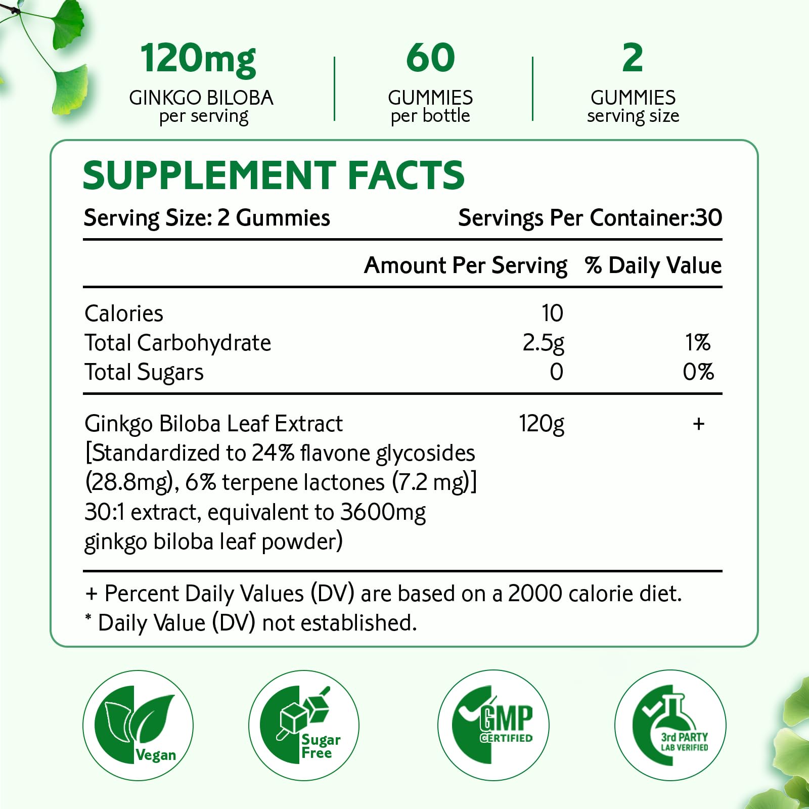 VitaminEsentials ginkgo biloba supplements