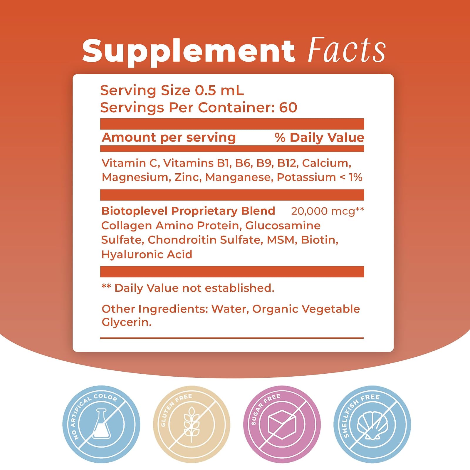 VitaminEsentials glucosamine supplement