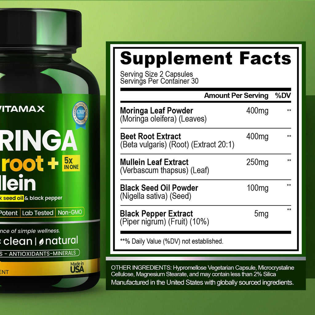 VitaminEsentials herbal moringa capsules