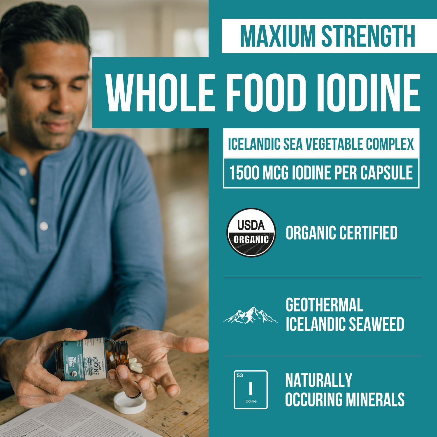 VitaminEsentials iodine capsules for energy support