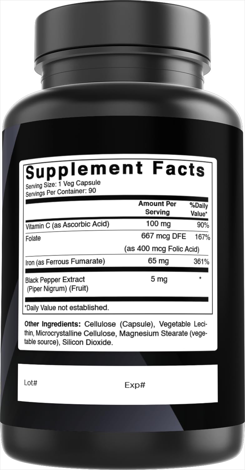 VitaminEsentials iron capsules for absorption