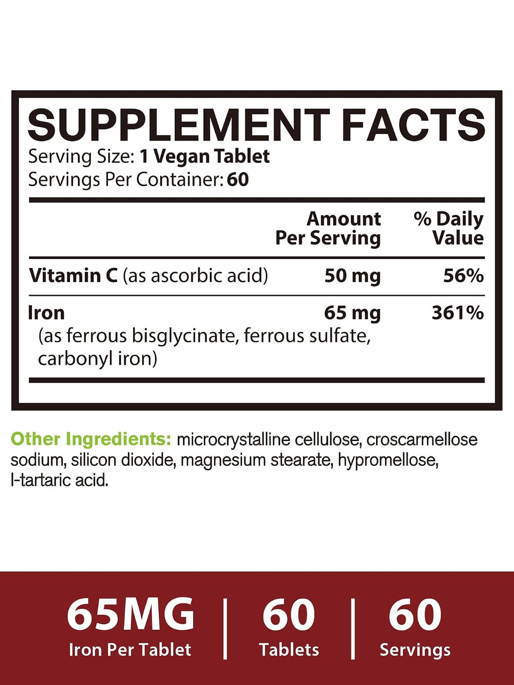 VitaminEsentials iron for better immunity