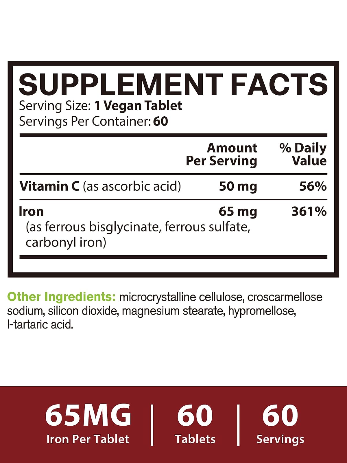 VitaminEsentials iron for better immunity