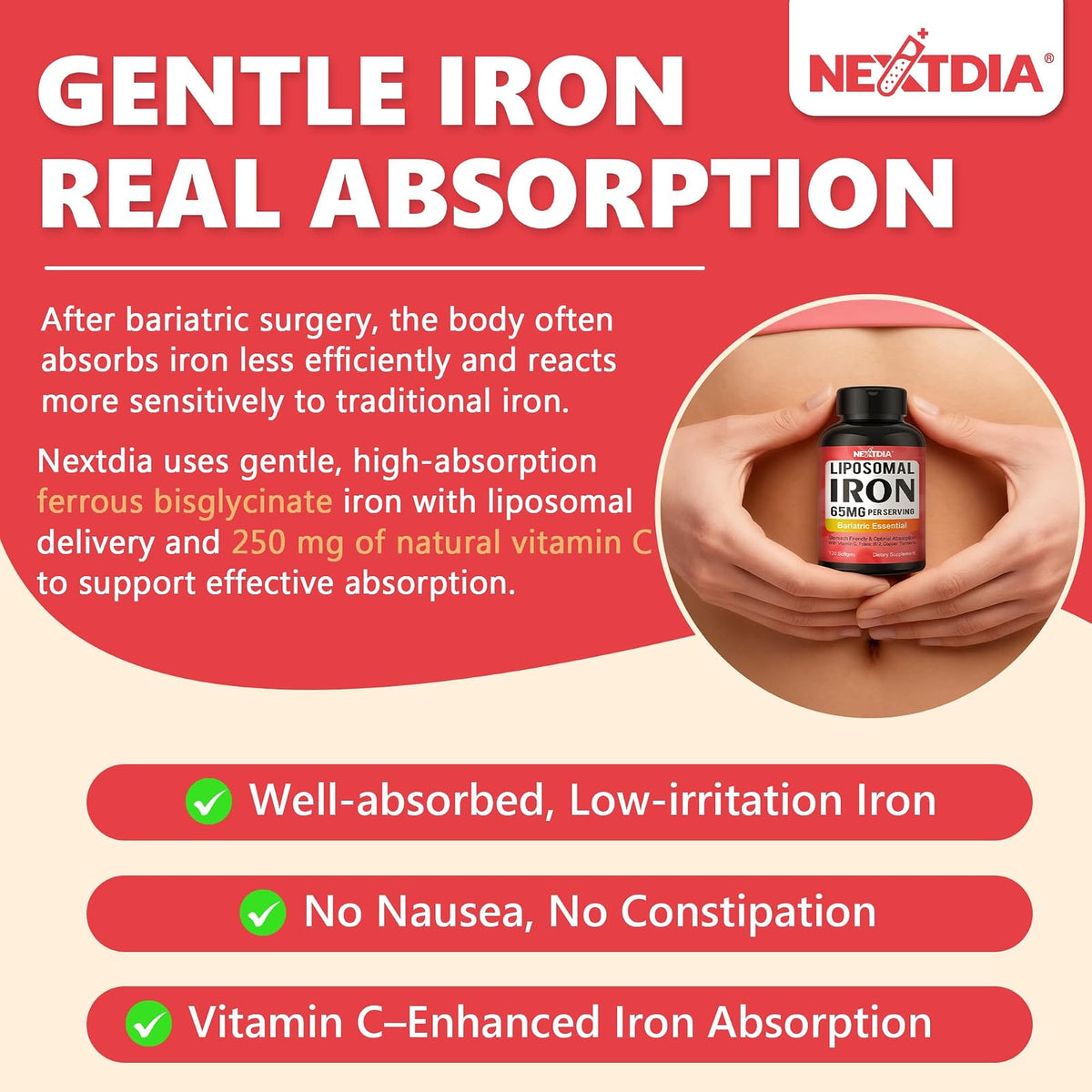 VitaminEsentials iron for daily wellness