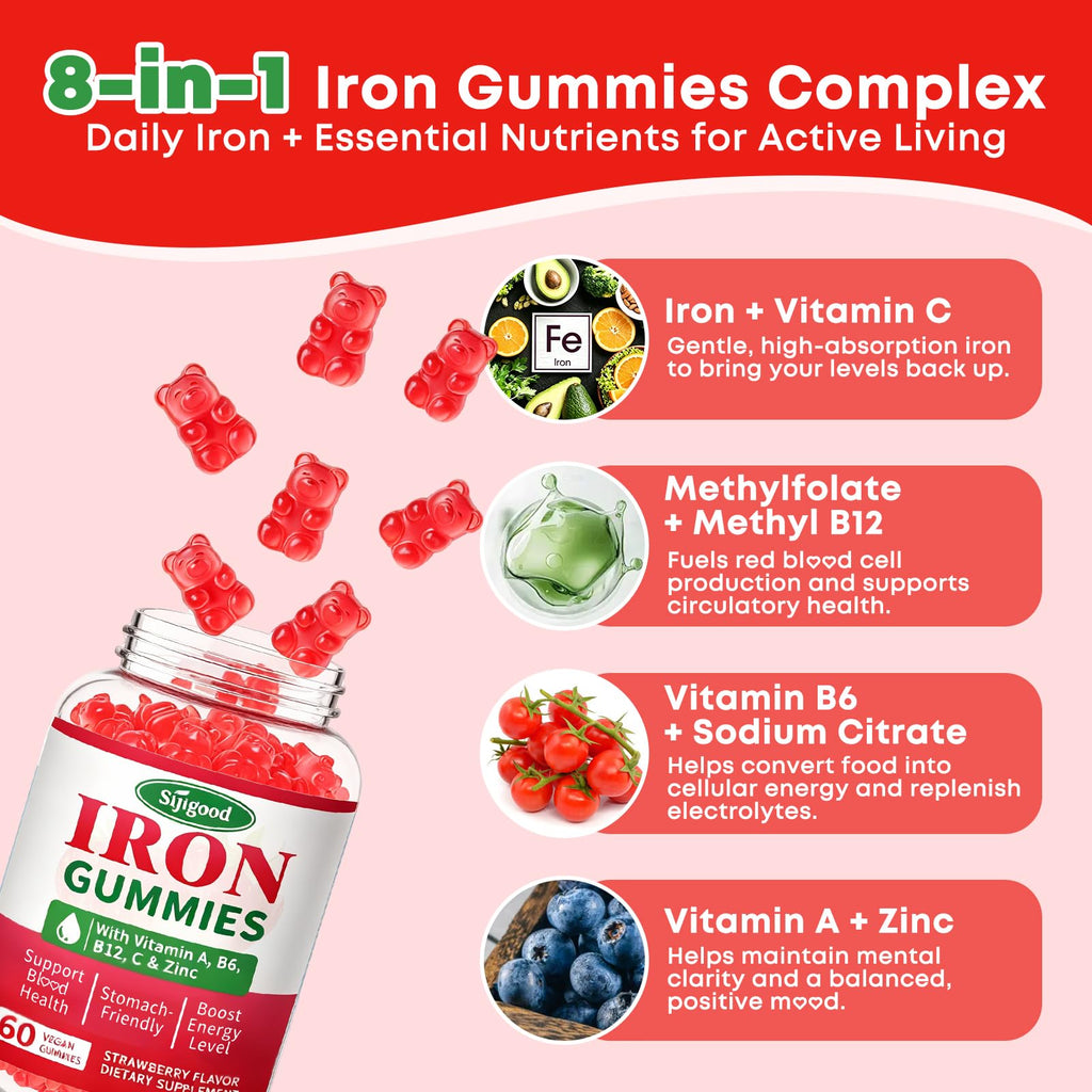 VitaminEsentials iron gummies 2 pack