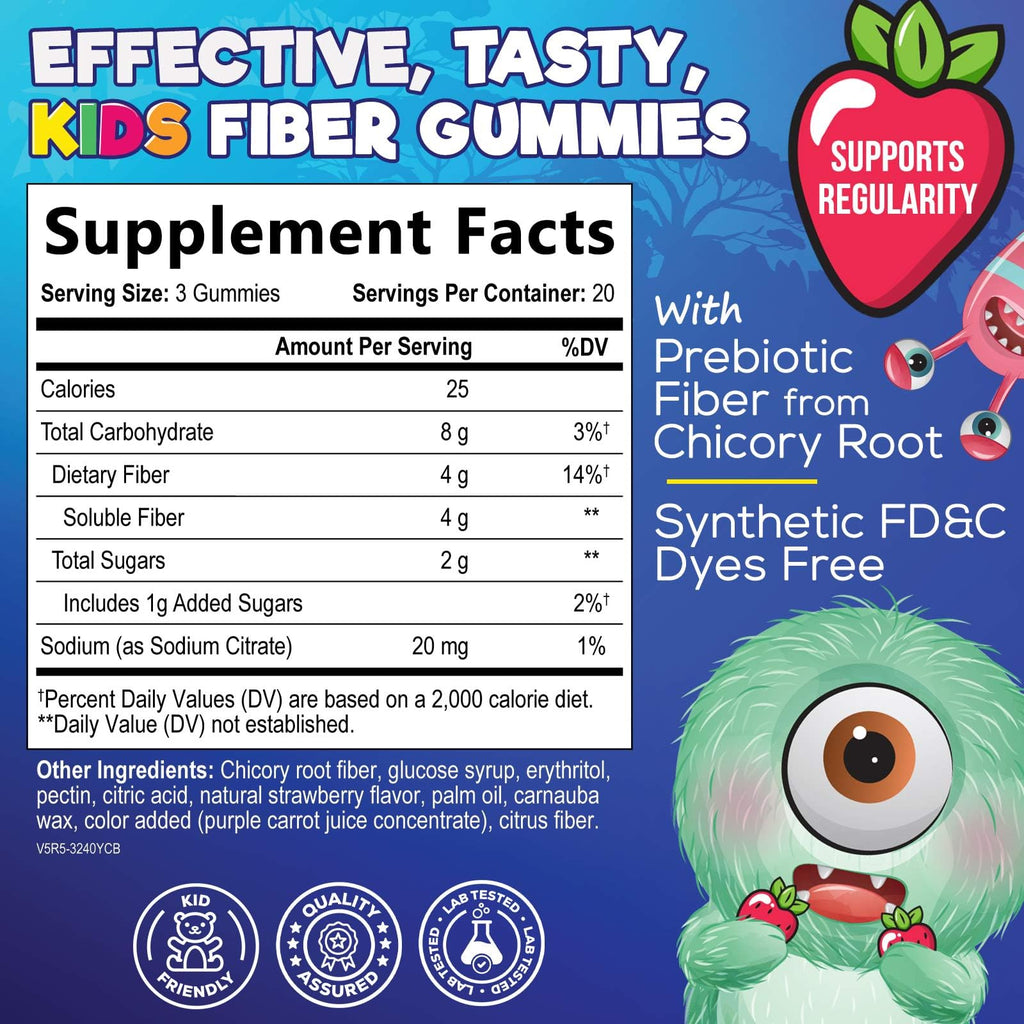 VitaminEsentials kids fiber gummies