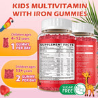 VitaminEsentials kids iron gummies for daily nutrition
