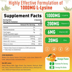 VitaminEsentials l-lysine 1000 mg