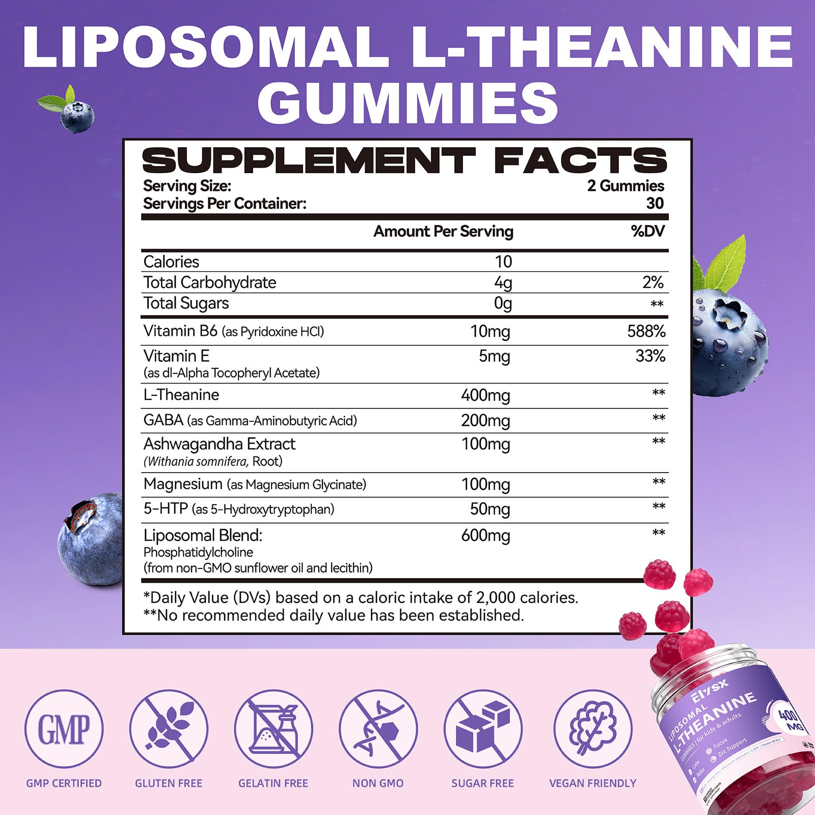 VitaminEsentials l-theanine stress relief