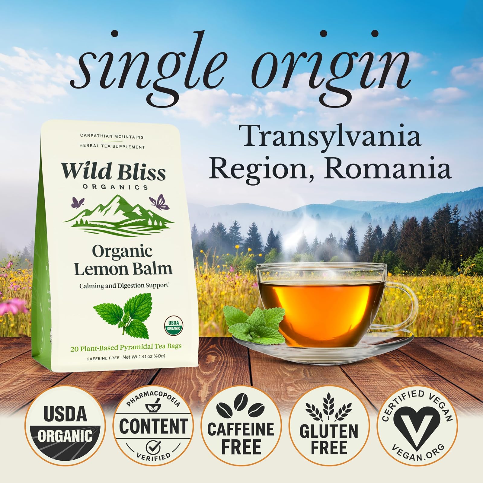 VitaminEsentials lemon balm infusion