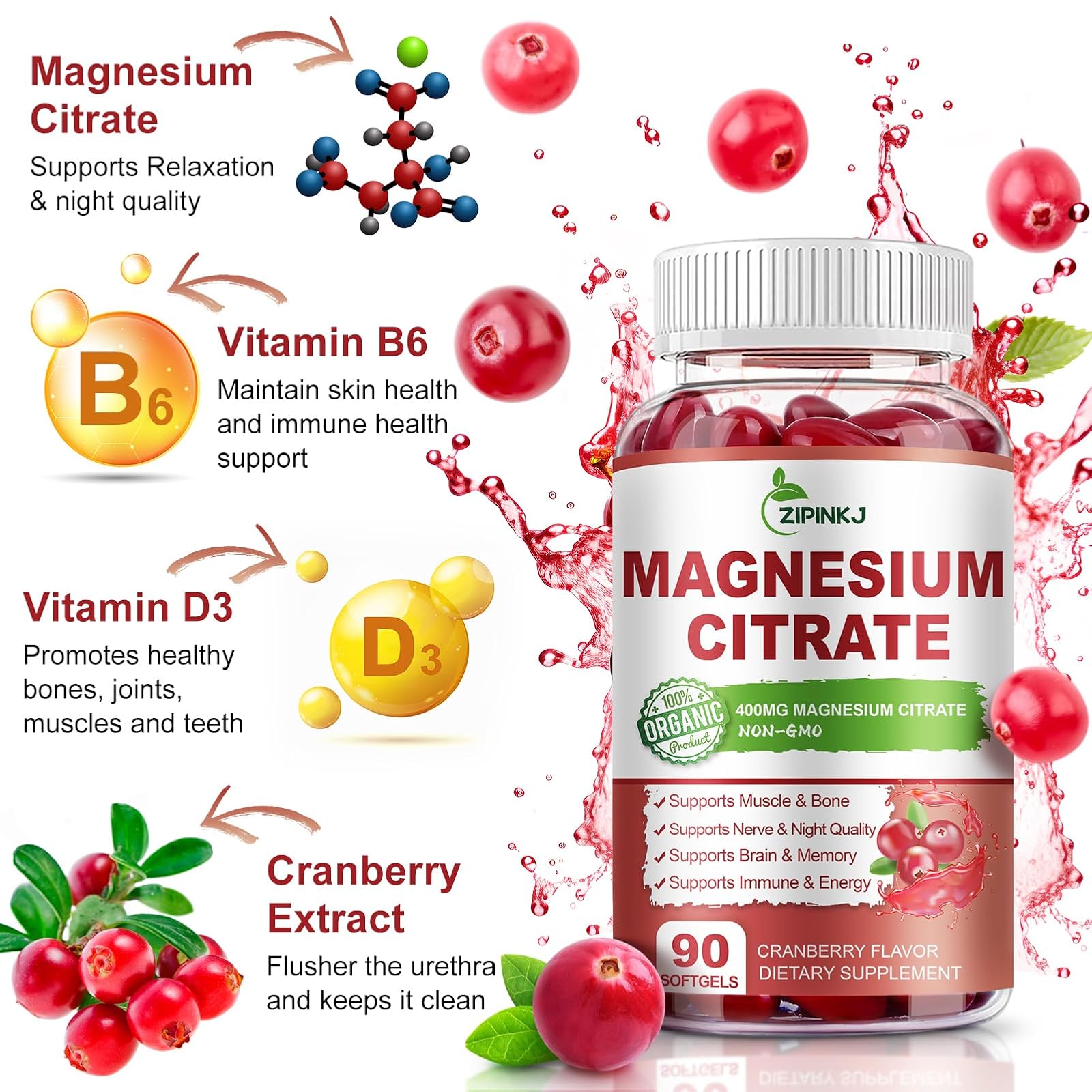 VitaminEsentials magnesium citrate capsules