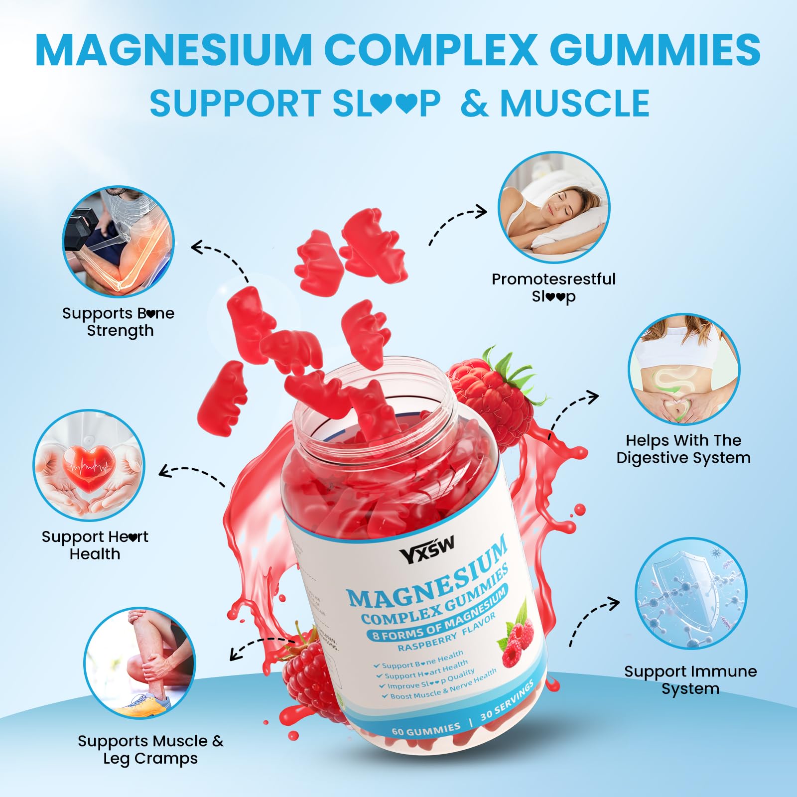VitaminEsentials magnesium gummies for stress relief
