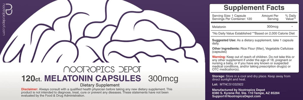 VitaminEsentials melatonin 300 mcg