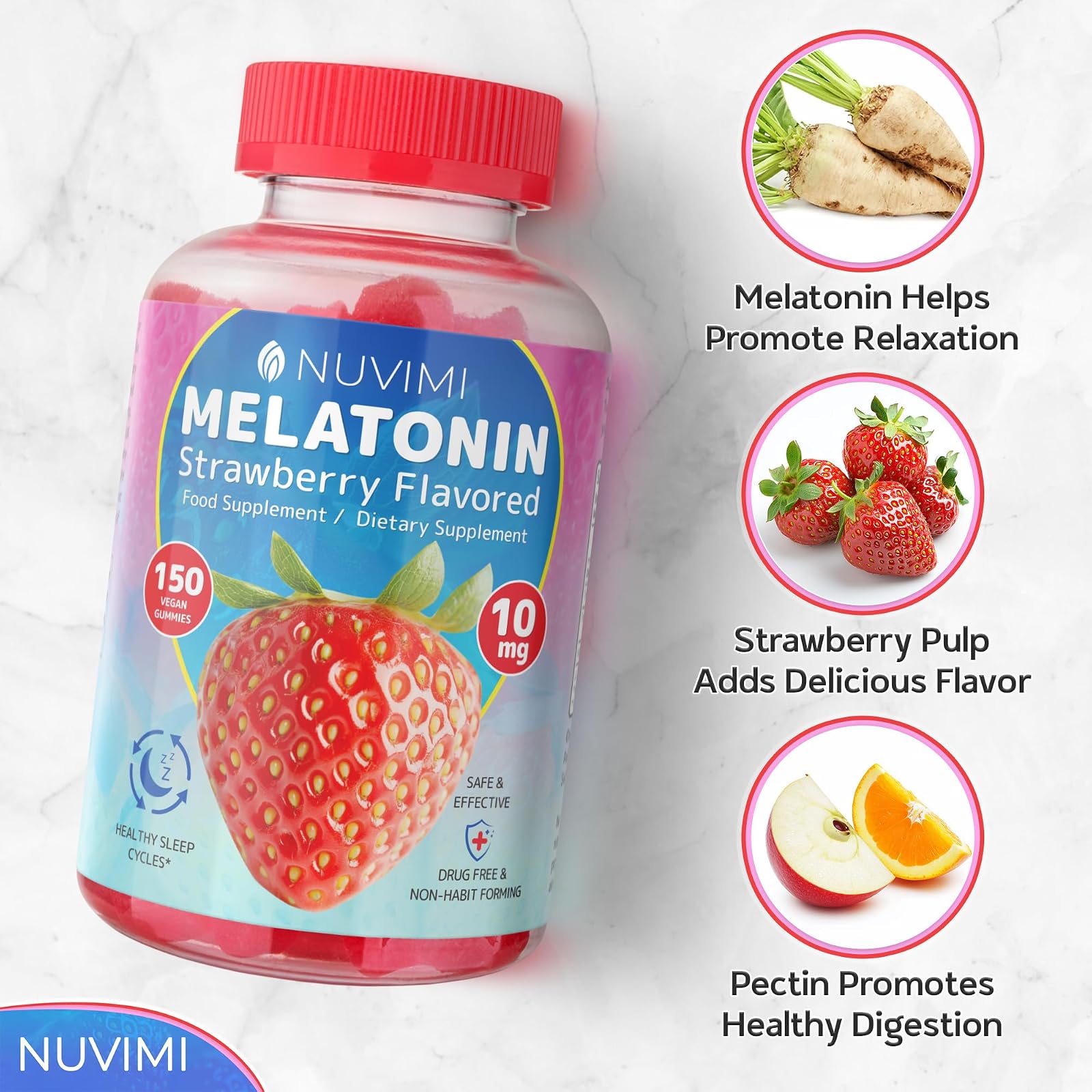 VitaminEsentials melatonin 60 count
