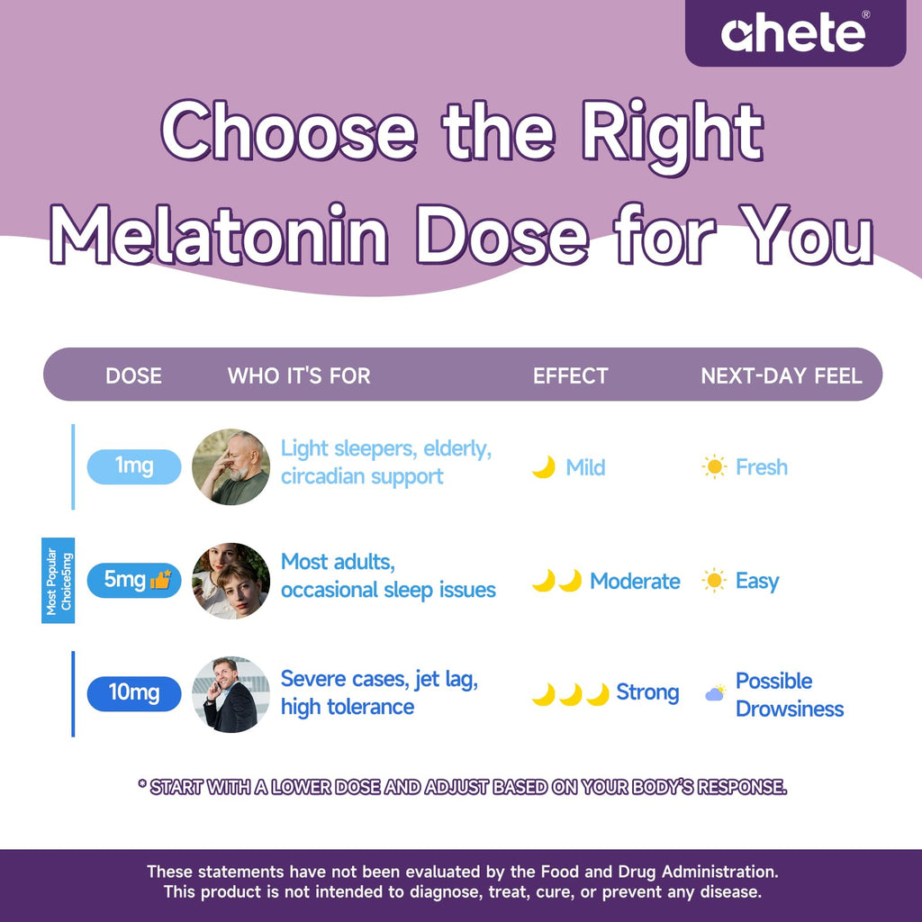 VitaminEsentials melatonin for better sleep