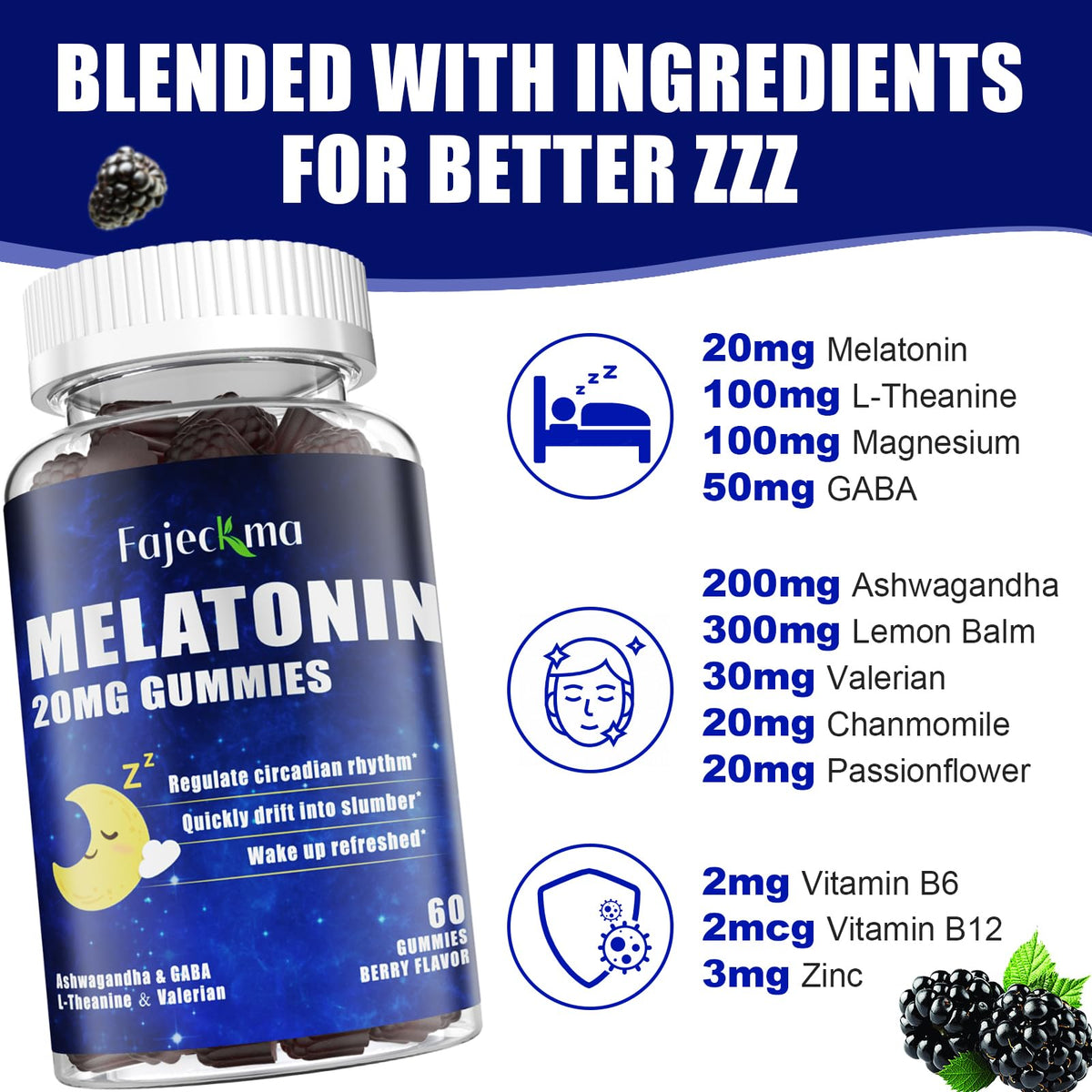 VitaminEsentials melatonin gummies 60 count