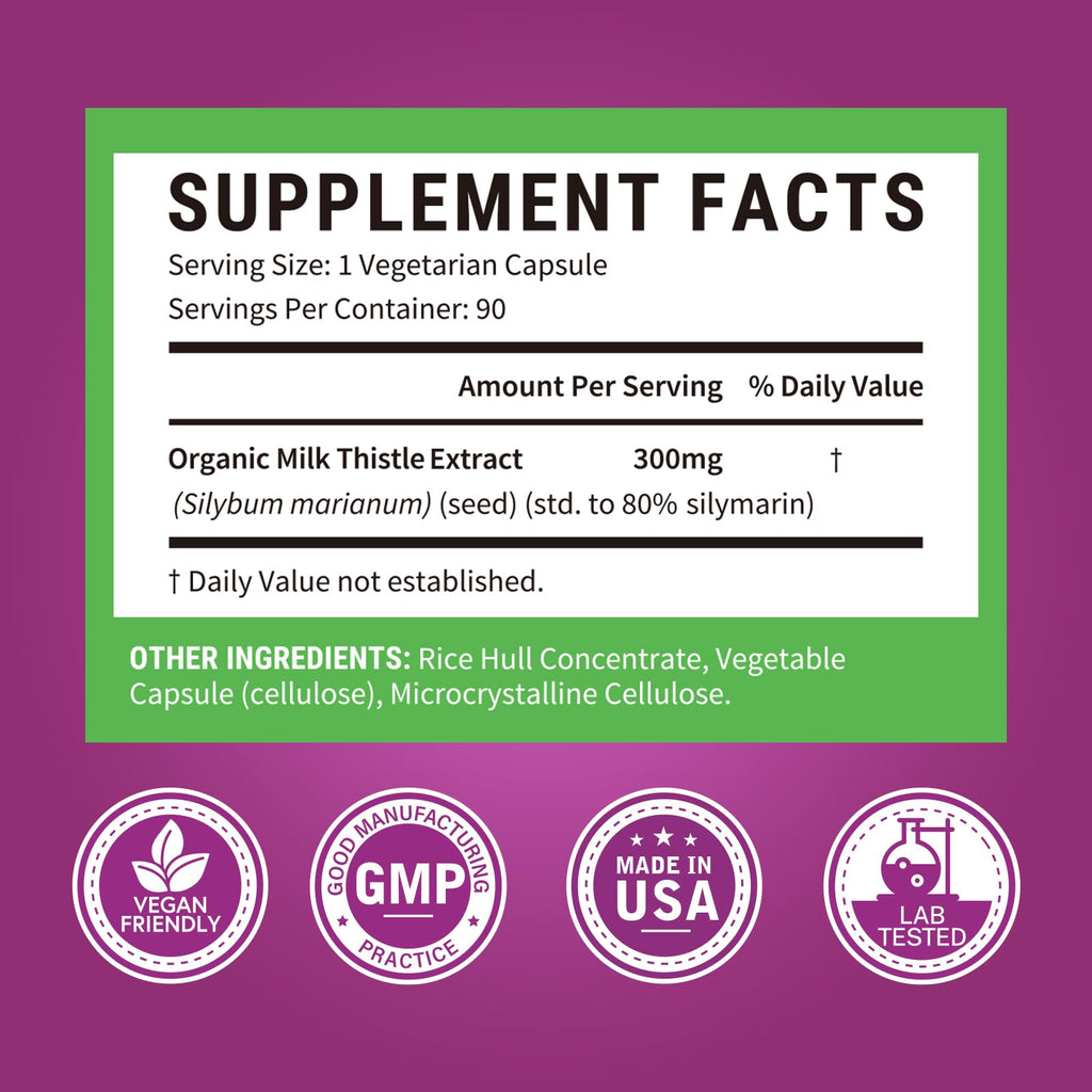 VitaminEsentials milk thistle capsules