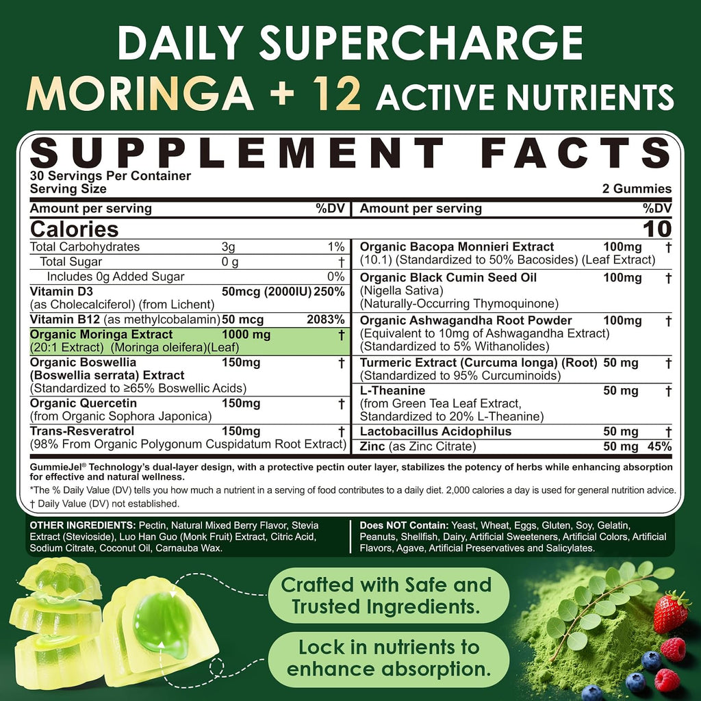 VitaminEsentials moringa 1000 mg benefits