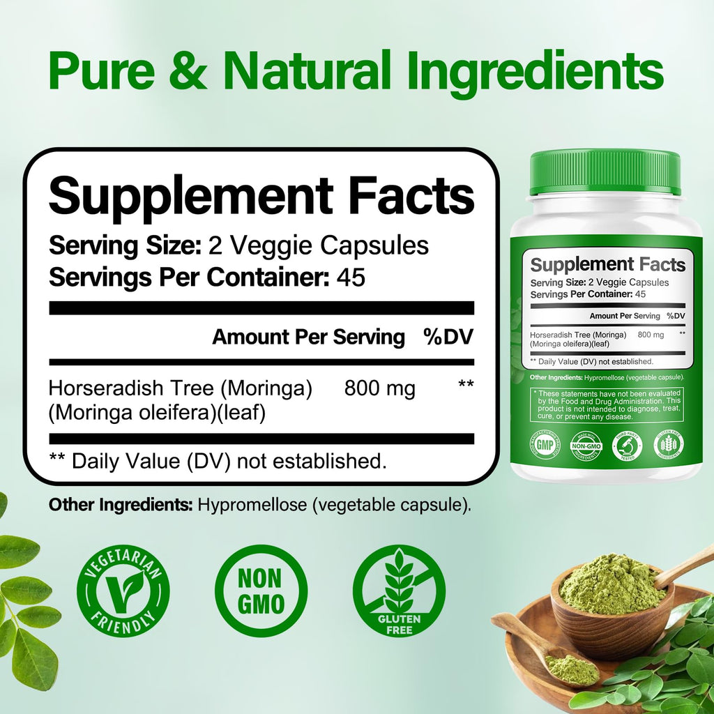 VitaminEsentials moringa capsules for energy