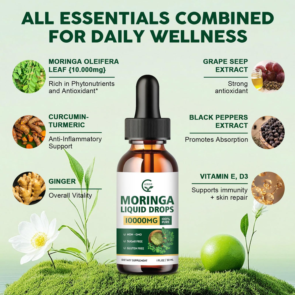 VitaminEsentials moringa drops for wellness
