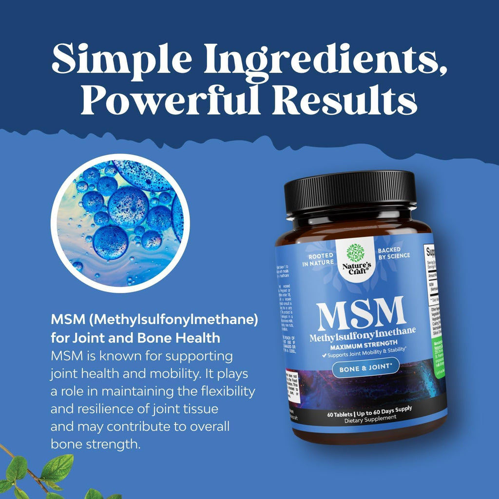 VitaminEsentials msm for inflammation relief