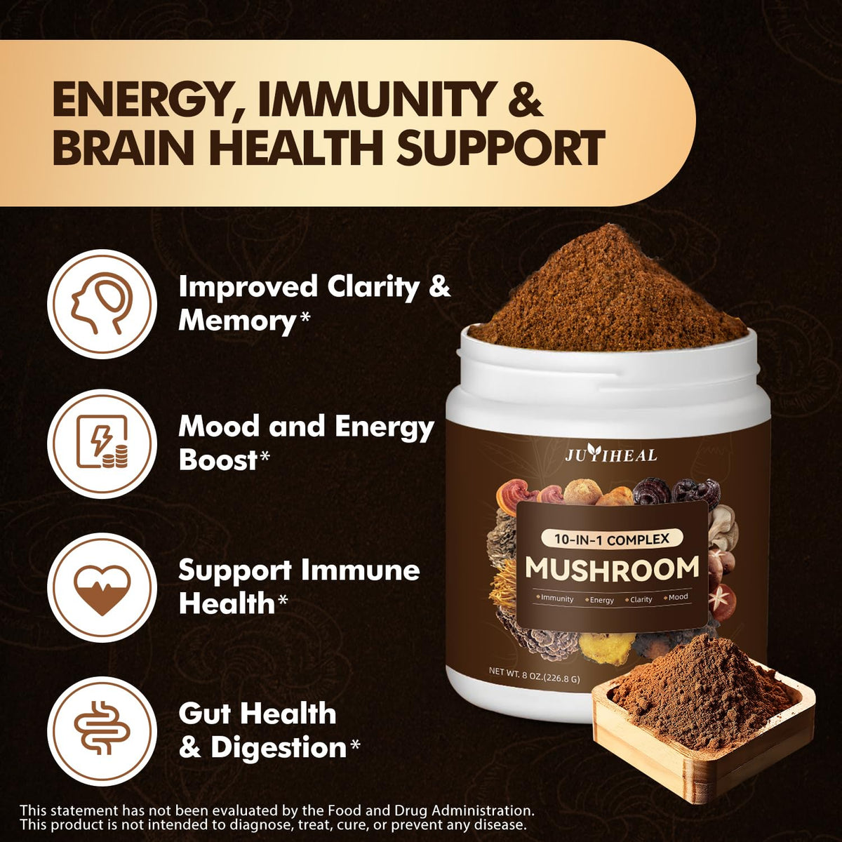 VitaminEsentials mushroom powder for immunity