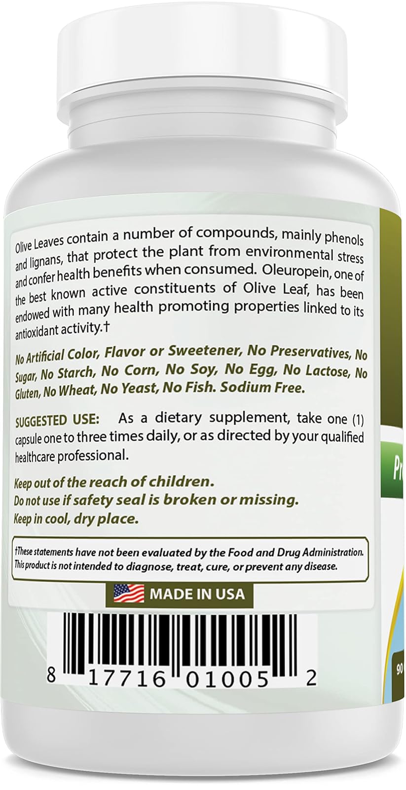 VitaminEsentials olive leaf for antioxidant benefits