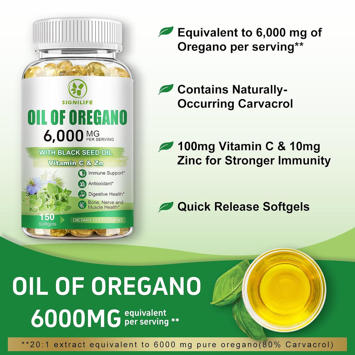 VitaminEsentials oregano oil capsules