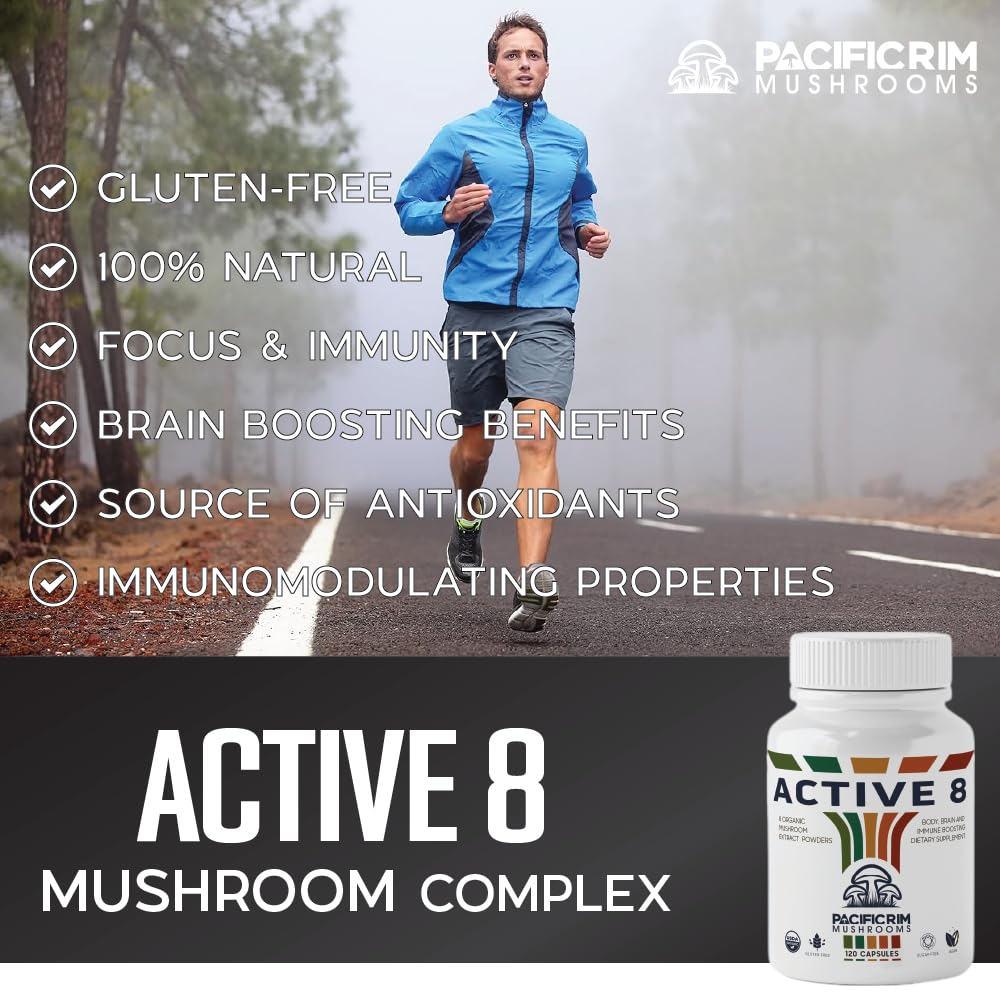 VitaminEsentials organic mushrooms for overall health