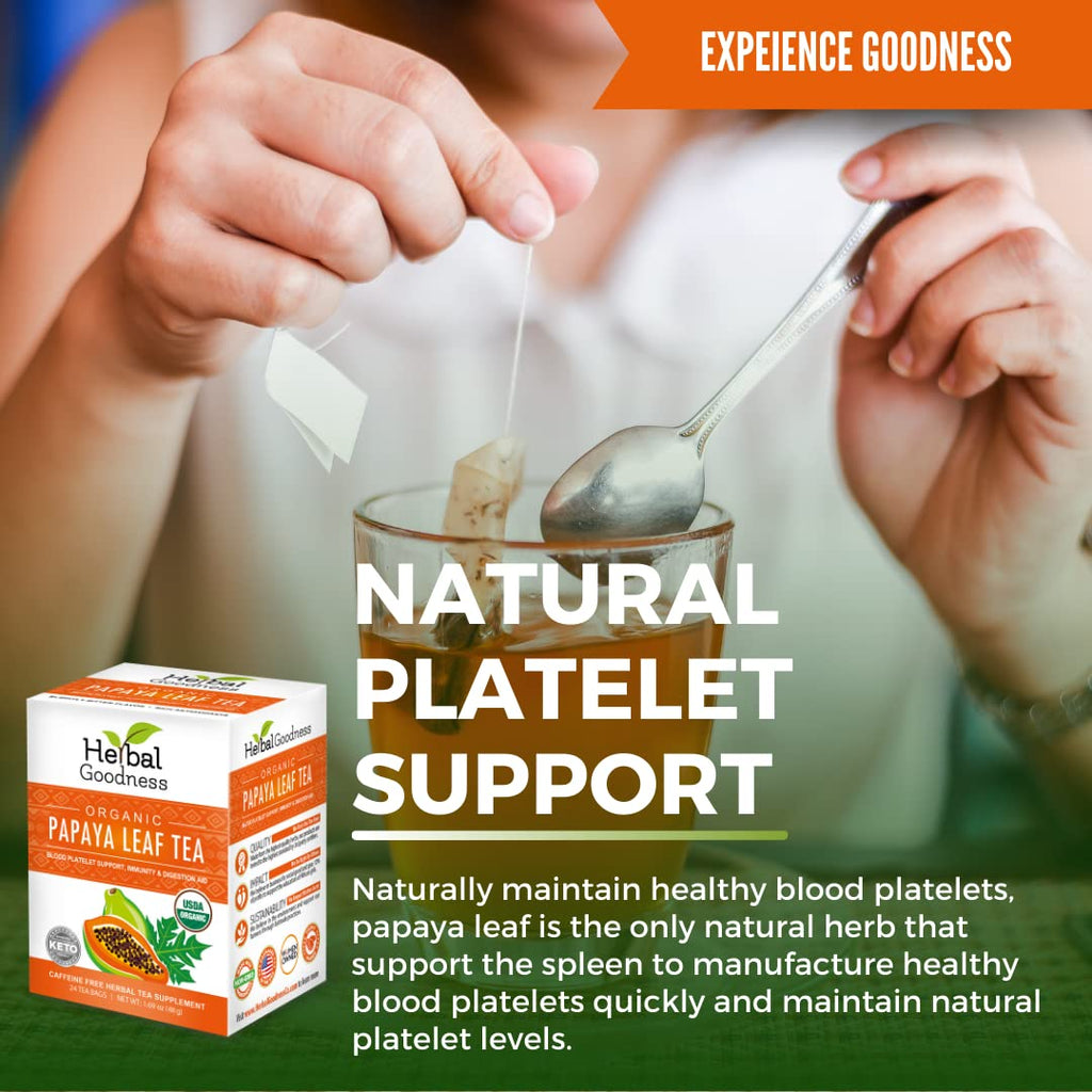 VitaminEsentials papaya leaf tea bags