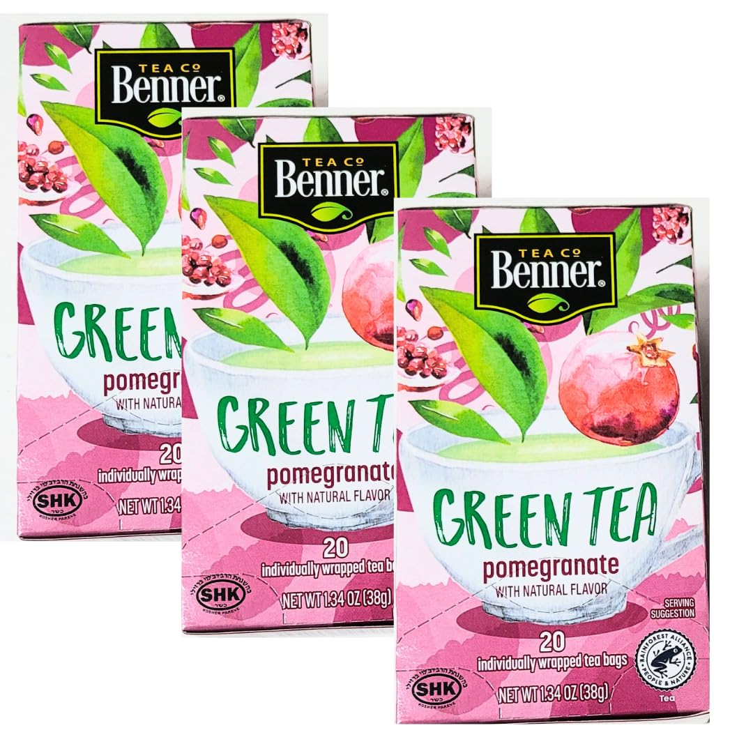 VitaminEsentials pomegranate green tea bags