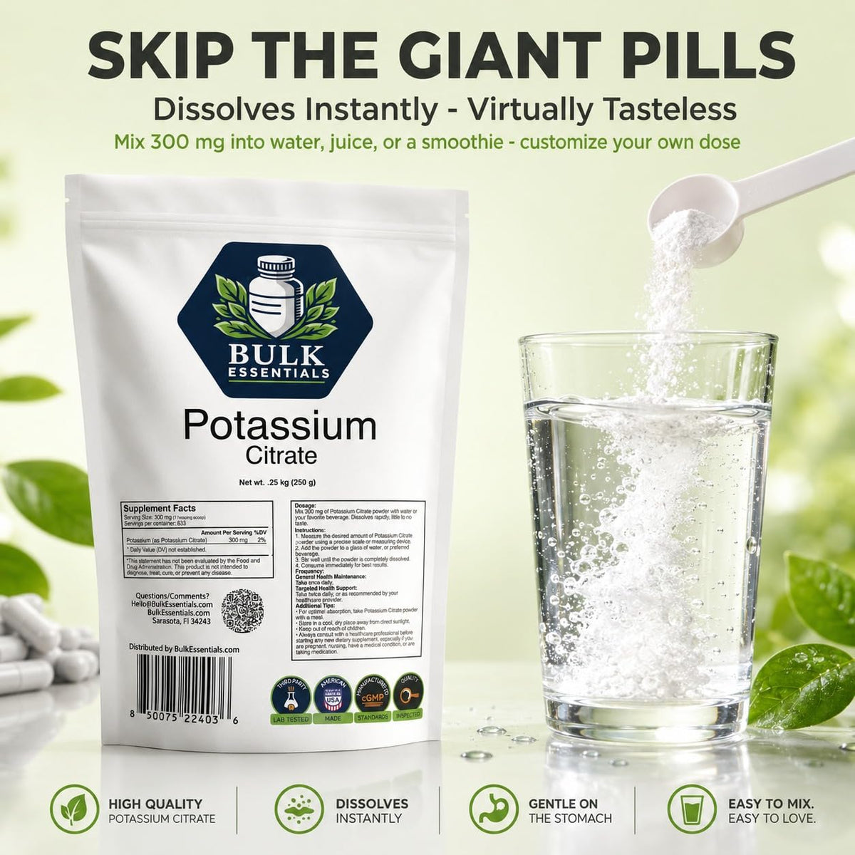VitaminEsentials potassium citrate benefits