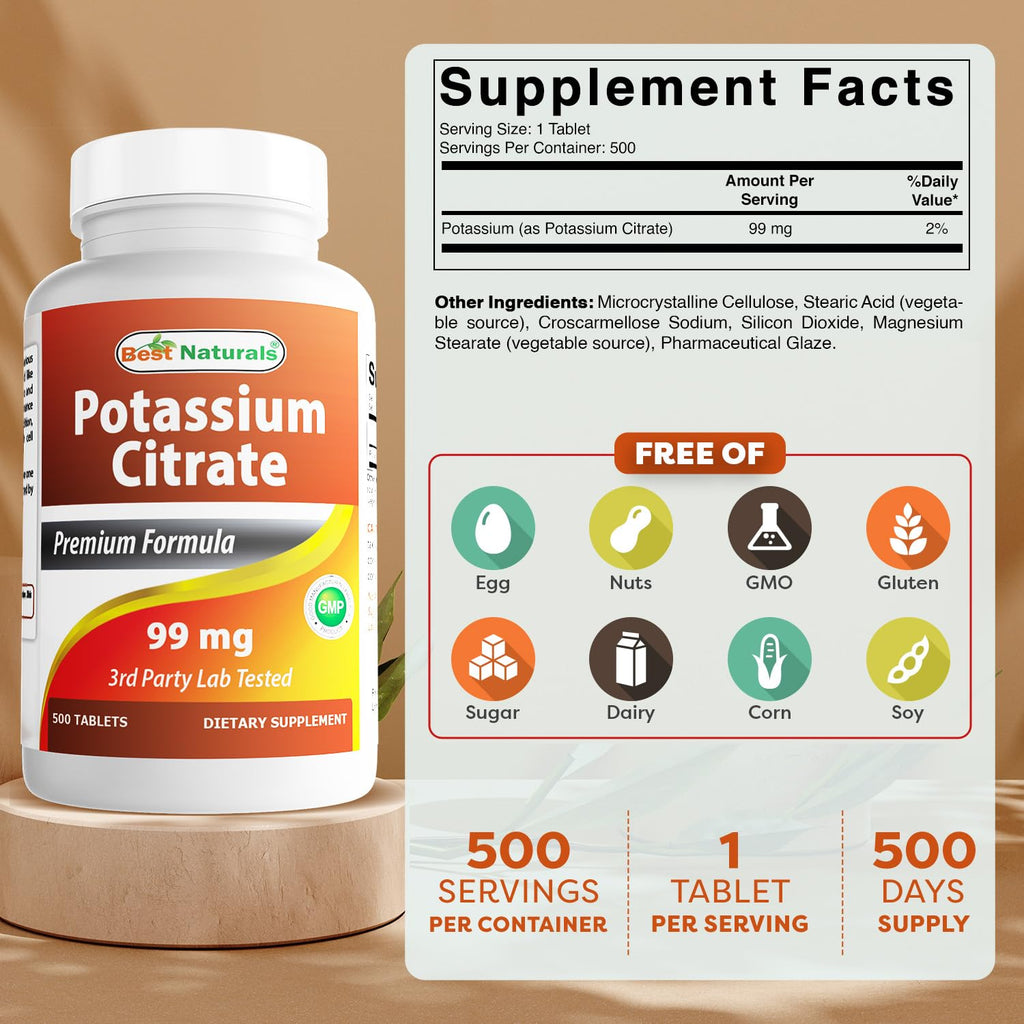 VitaminEsentials potassium citrate tablets