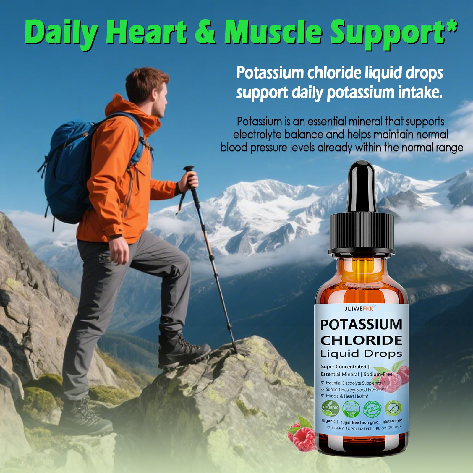 VitaminEsentials potassium drops for energy