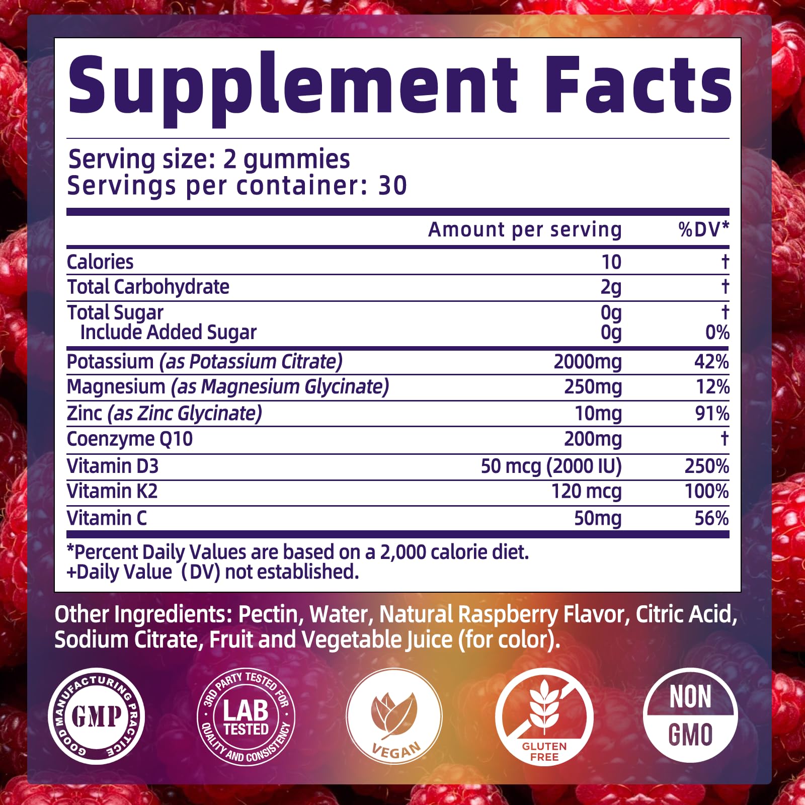 VitaminEsentials potassium gummies for health