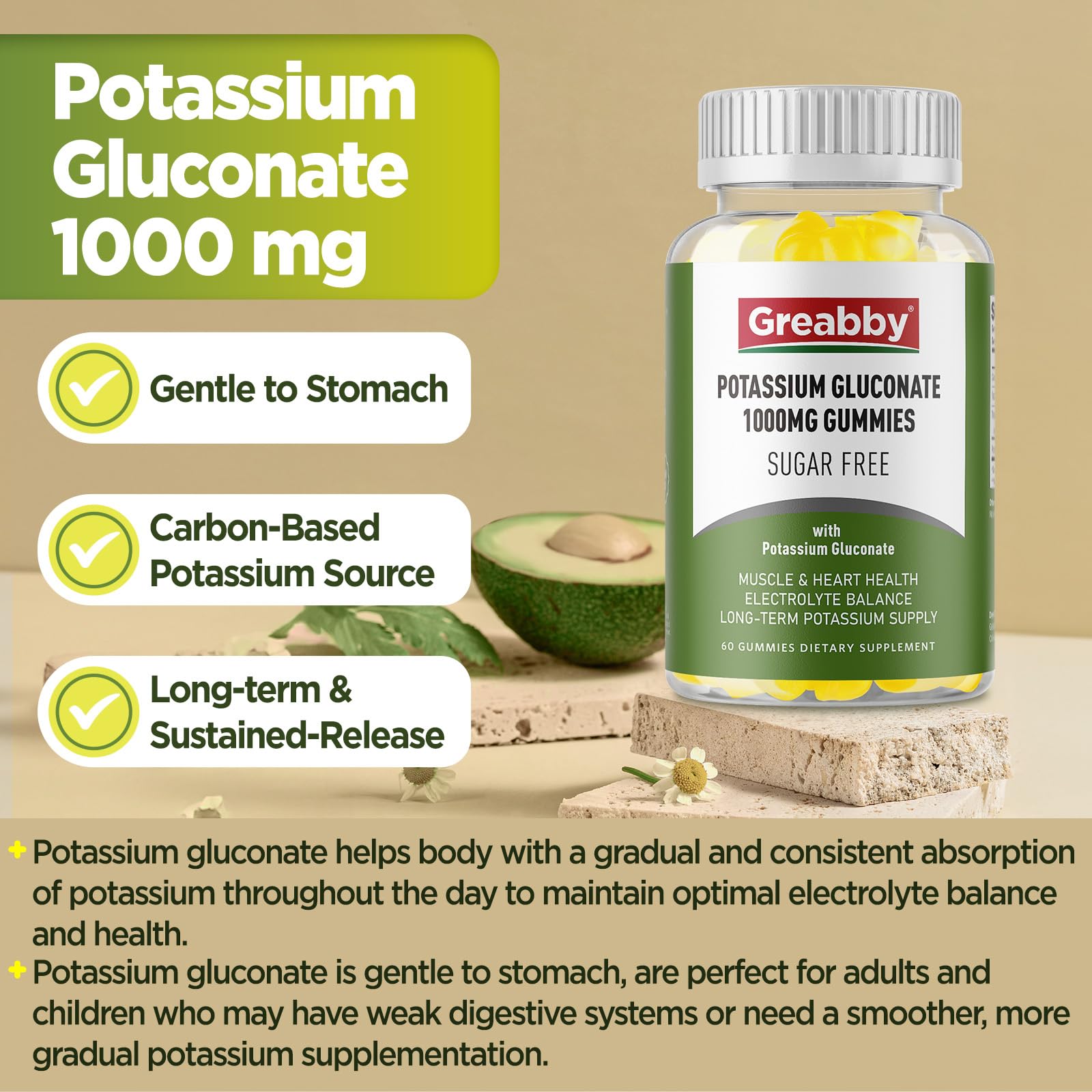 VitaminEsentials potassium gummies for wellness