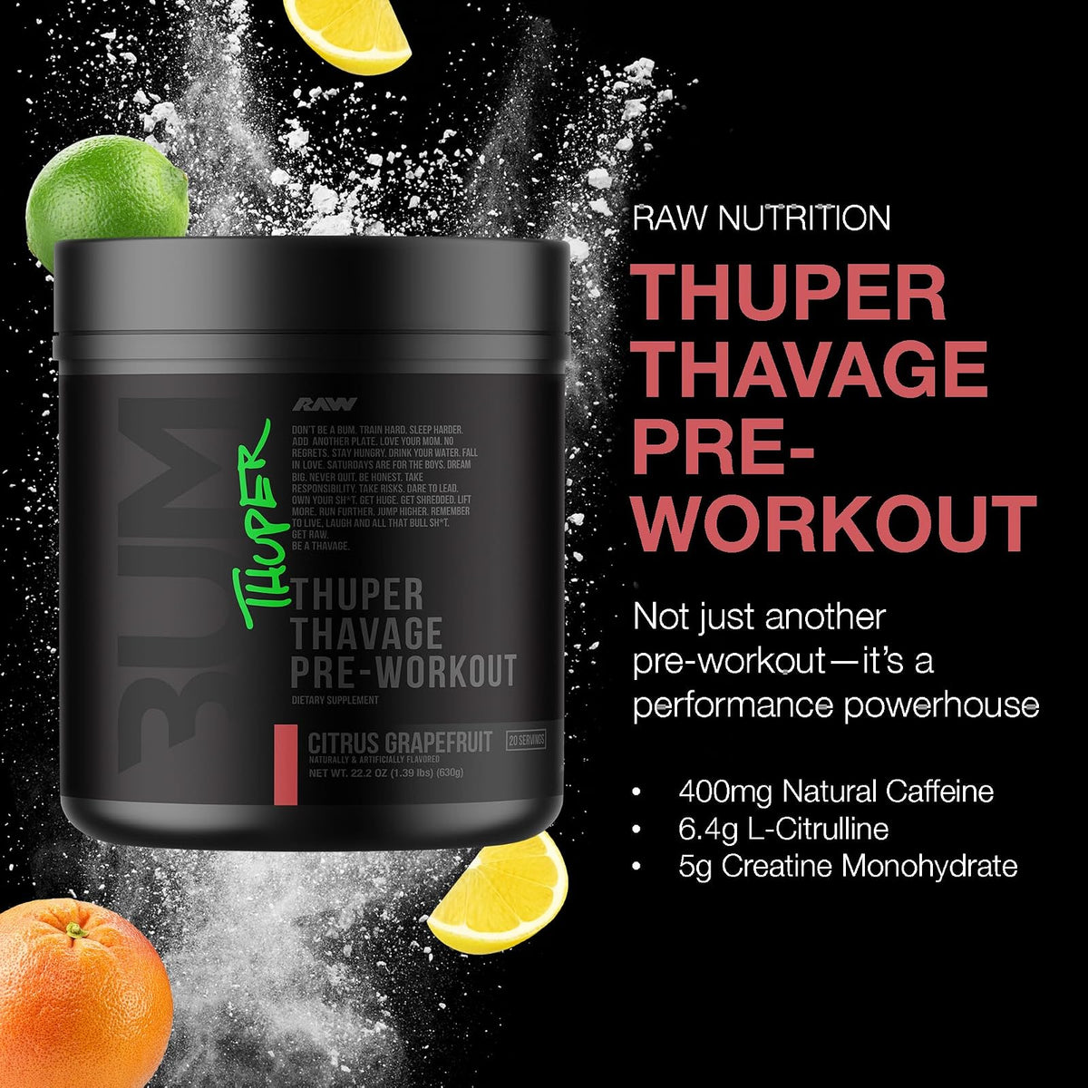 VitaminEsentials pre workout powder for endurance