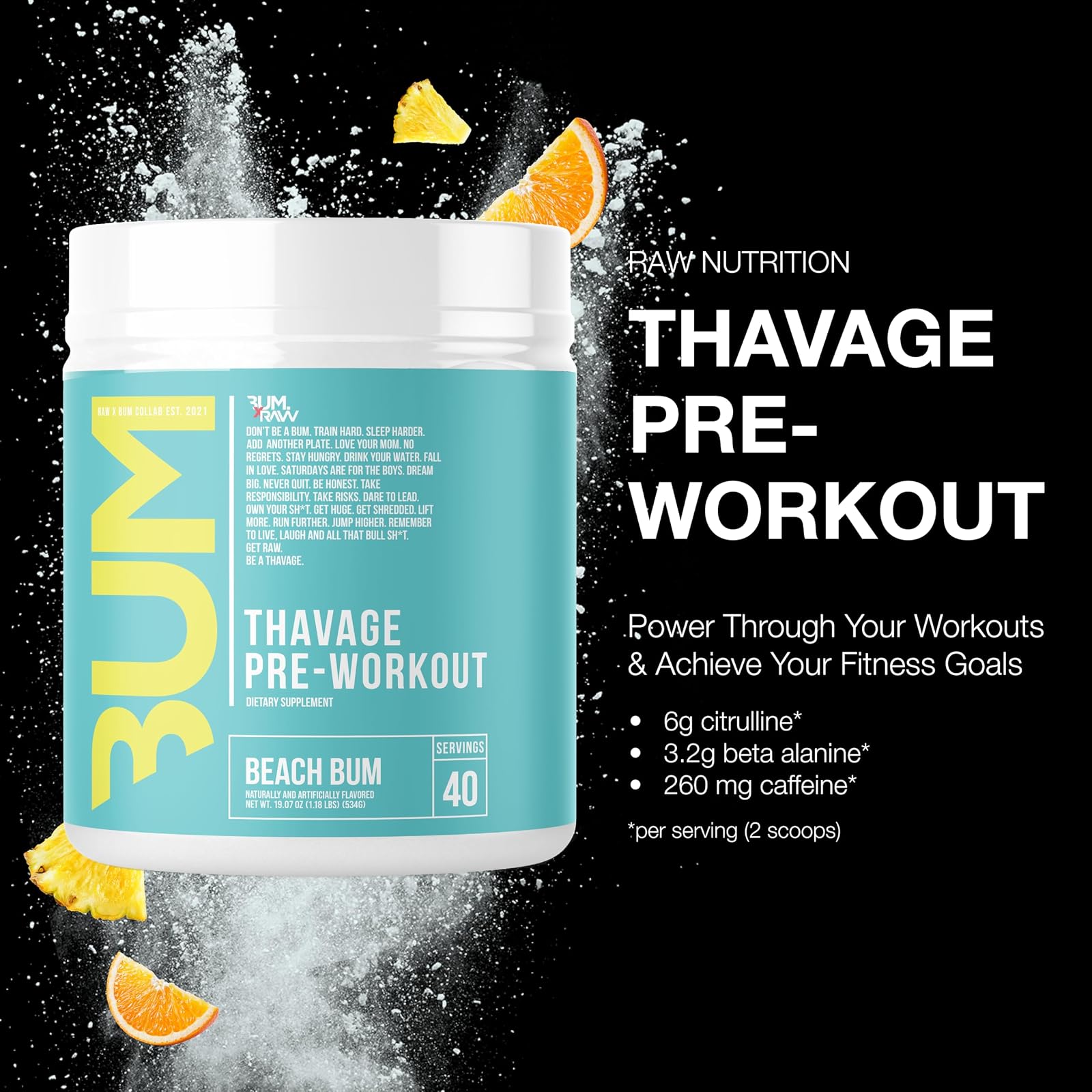 VitaminEsentials pre-workout powder for endurance