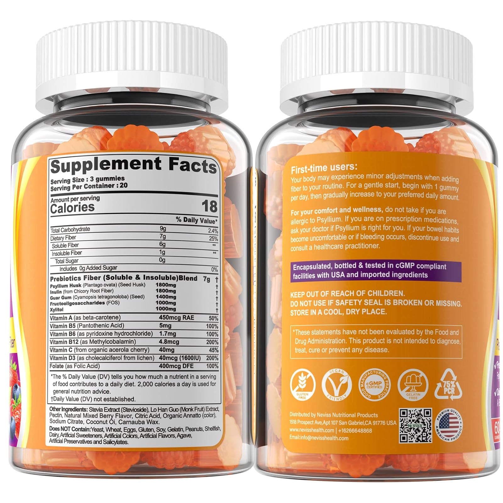 VitaminEsentials psyllium husk gummies