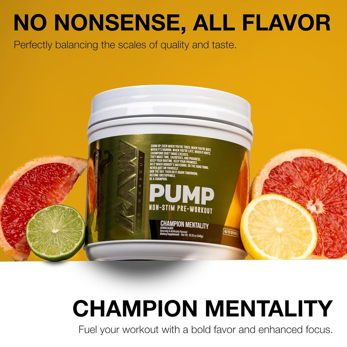 VitaminEsentials RAW Pump performance enhancer