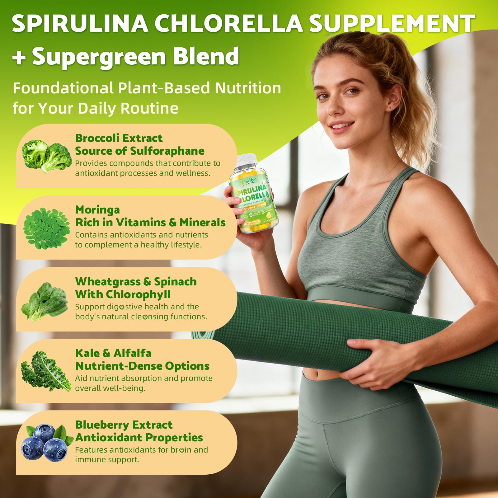 VitaminEsentials spirulina gummy benefits