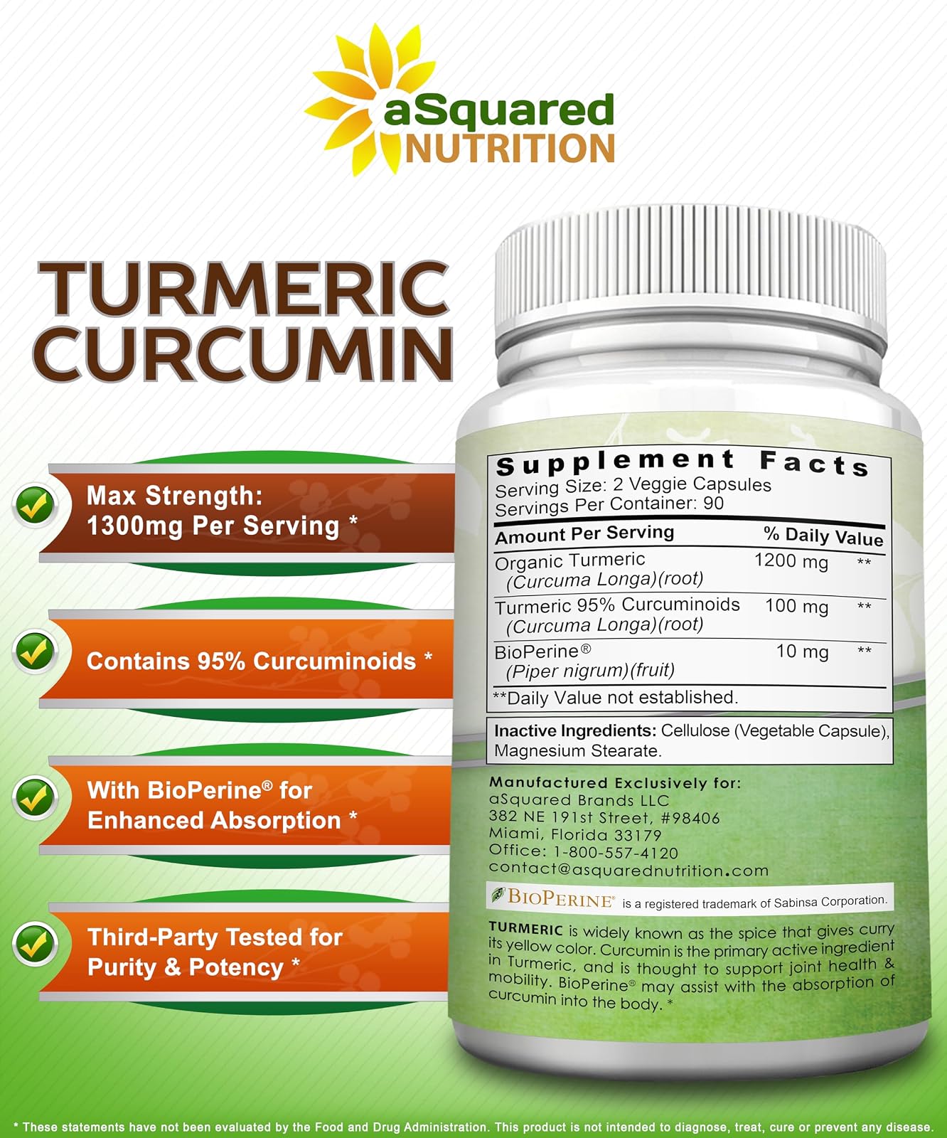 VitaminEsentials turmeric curcumin supplement
