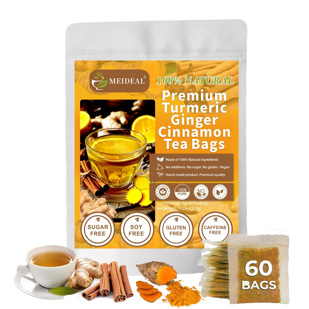 VitaminEsentials turmeric ginger cinnamon tea bags