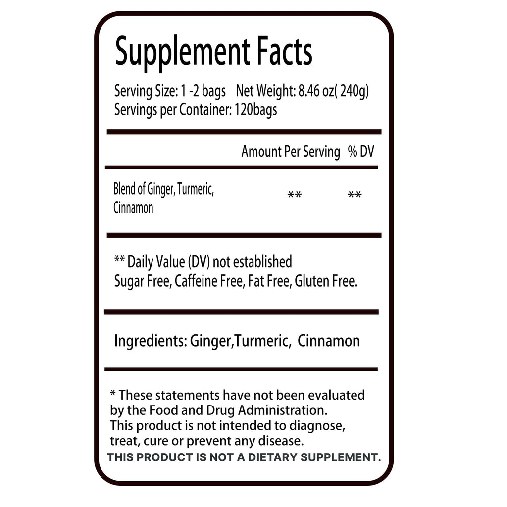 VitaminEsentials turmeric ginger tea benefits