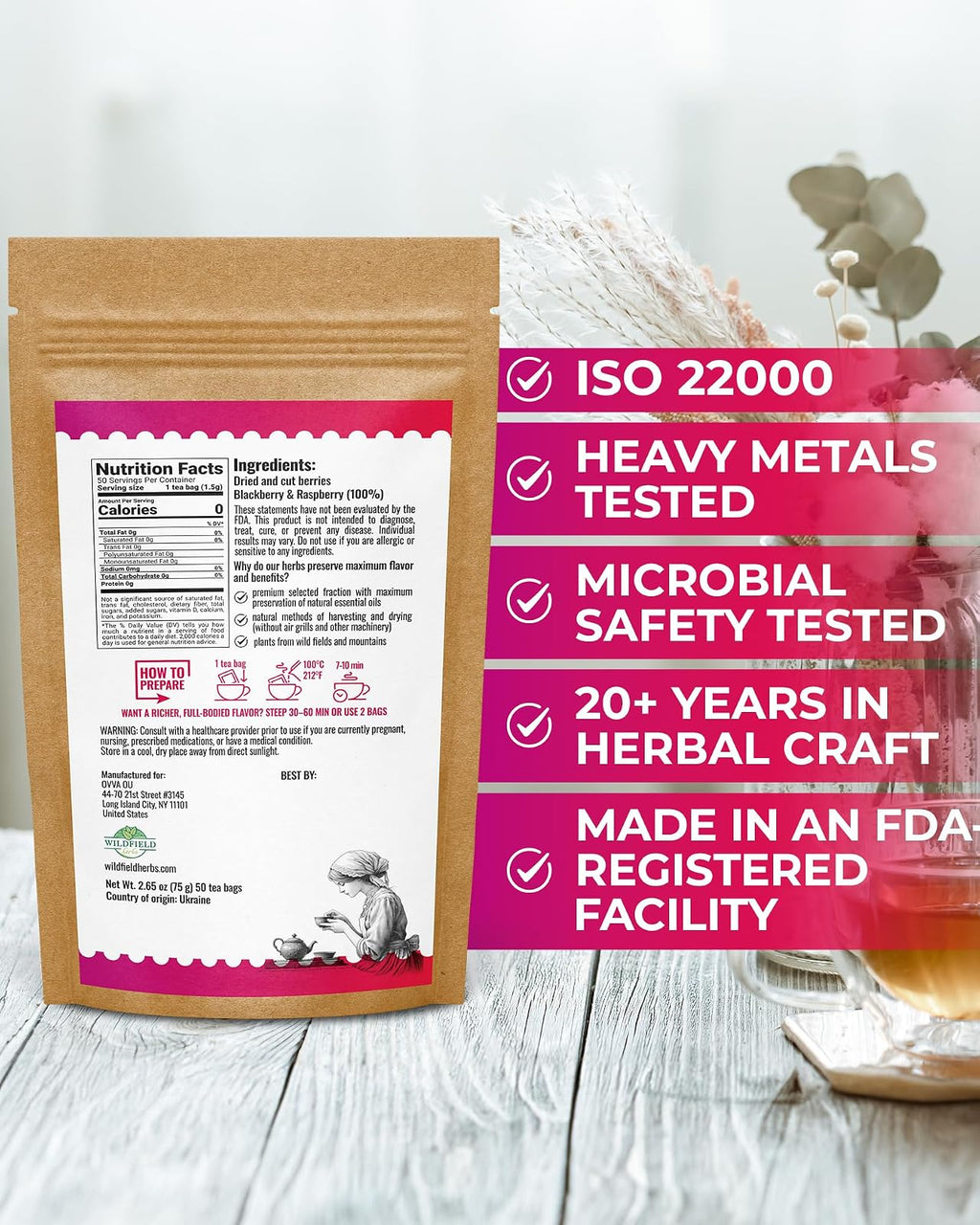 VitaminEssentials fruit tea bags