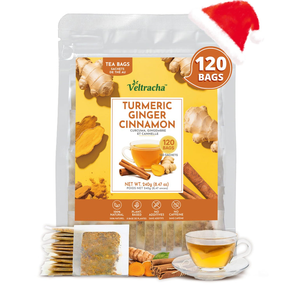 VitaminEssentials turmeric ginger cinnamon tea bags