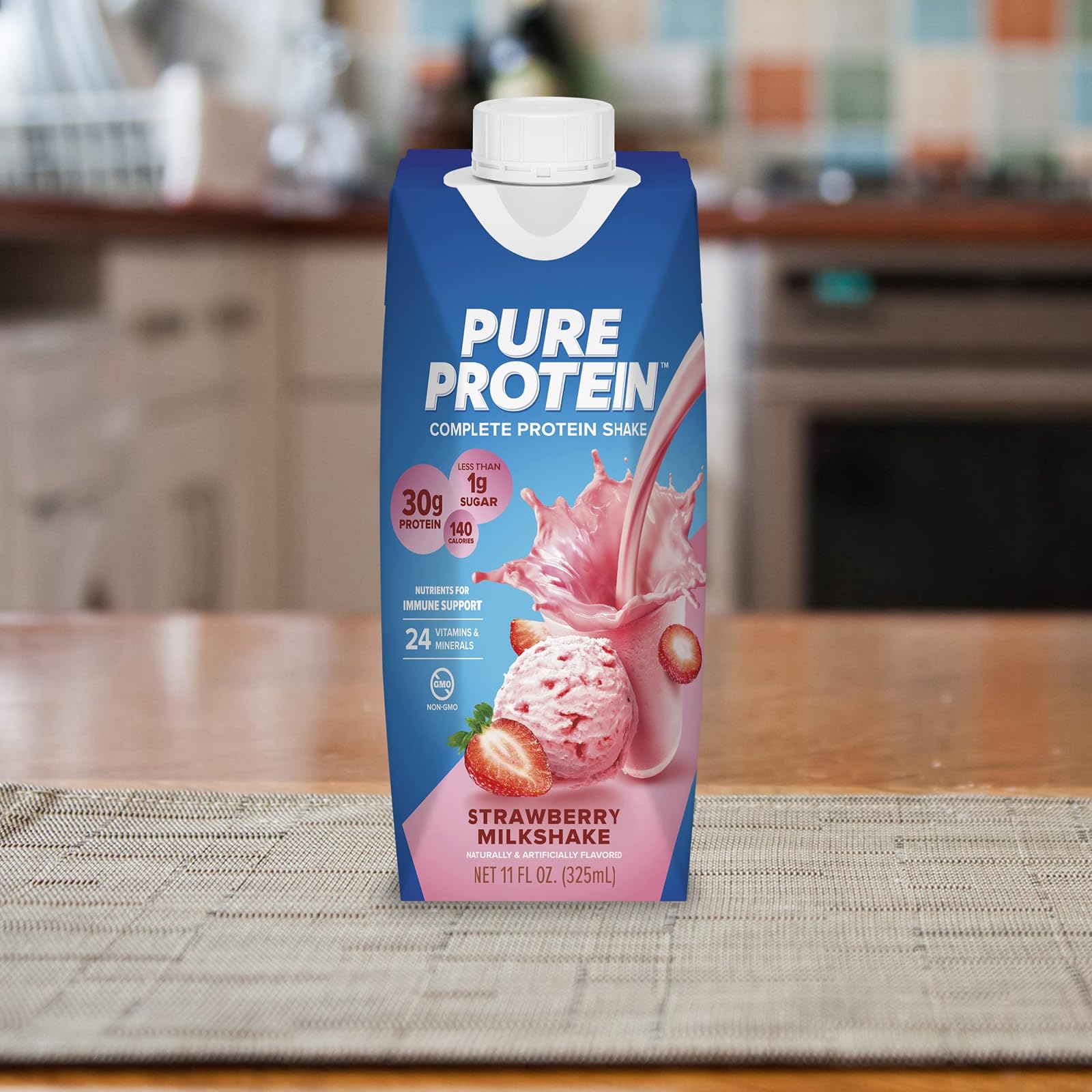 VitaminEssentials whey protein shake pack